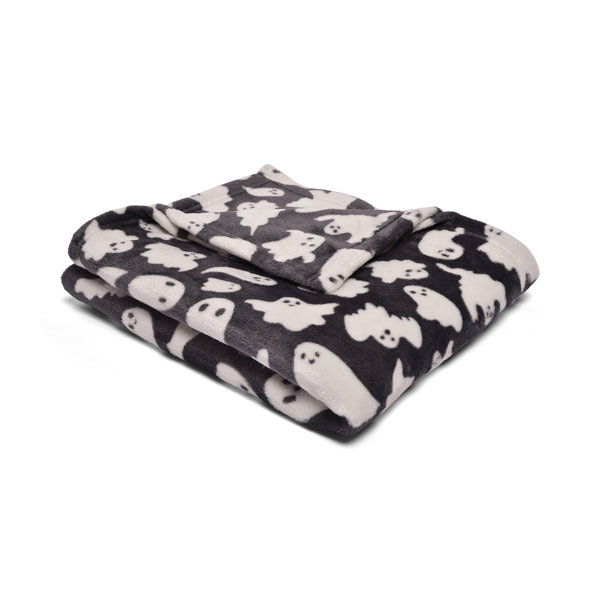 Bedlam Spooky Ghosts 100% Polyester Throw | Wayfair.co.uk