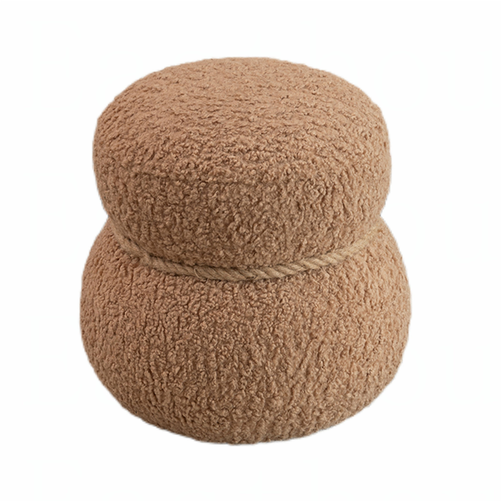 Ivy Bronx Charming Snowman Stool with Plush Cushion and Durable Wood ...