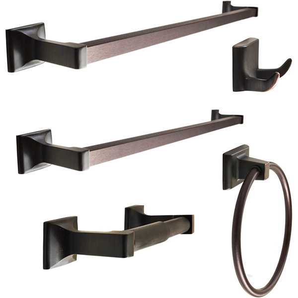 Oil Rubbed Bronze Bathroom Hardware Sets You'll Love | Wayfair