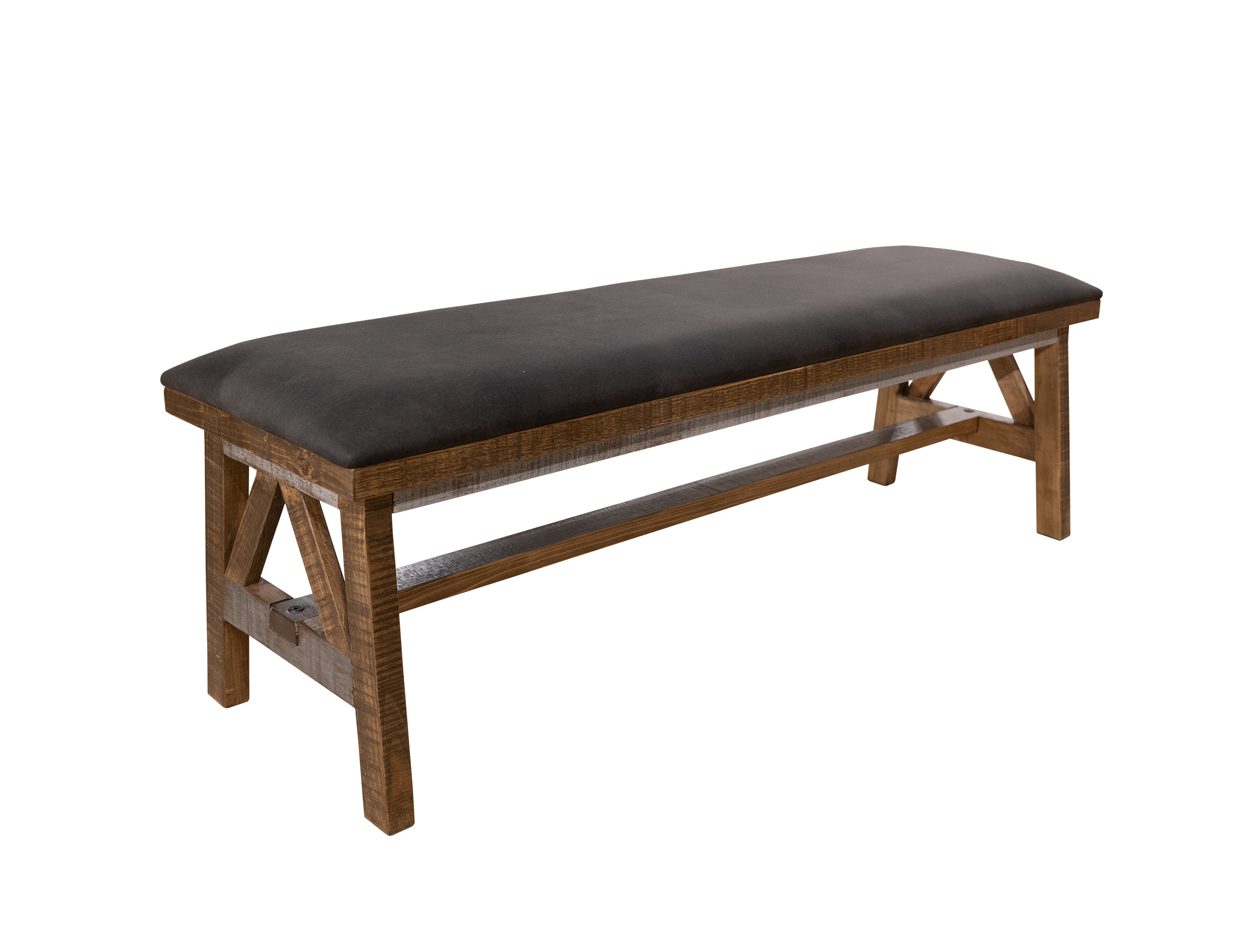 Loon Peak® Sabetha Loft Brown Dining Bench | Wayfair
