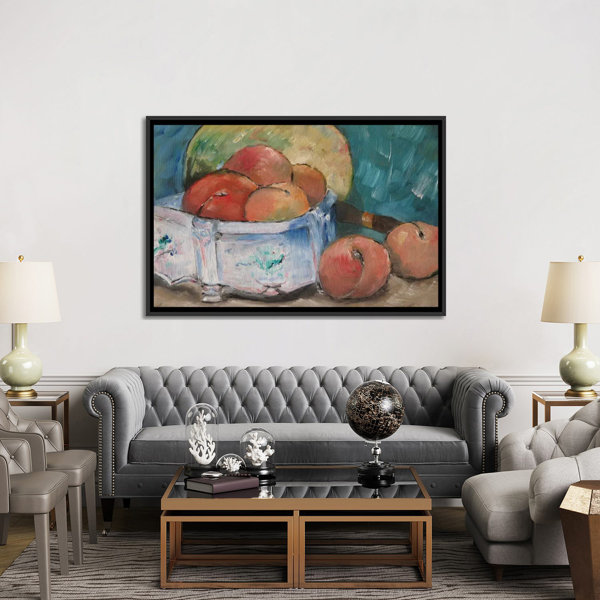 Vault W Artwork 'Fruit Bowl' by Paul Cezanne Painting Print on Canvas ...