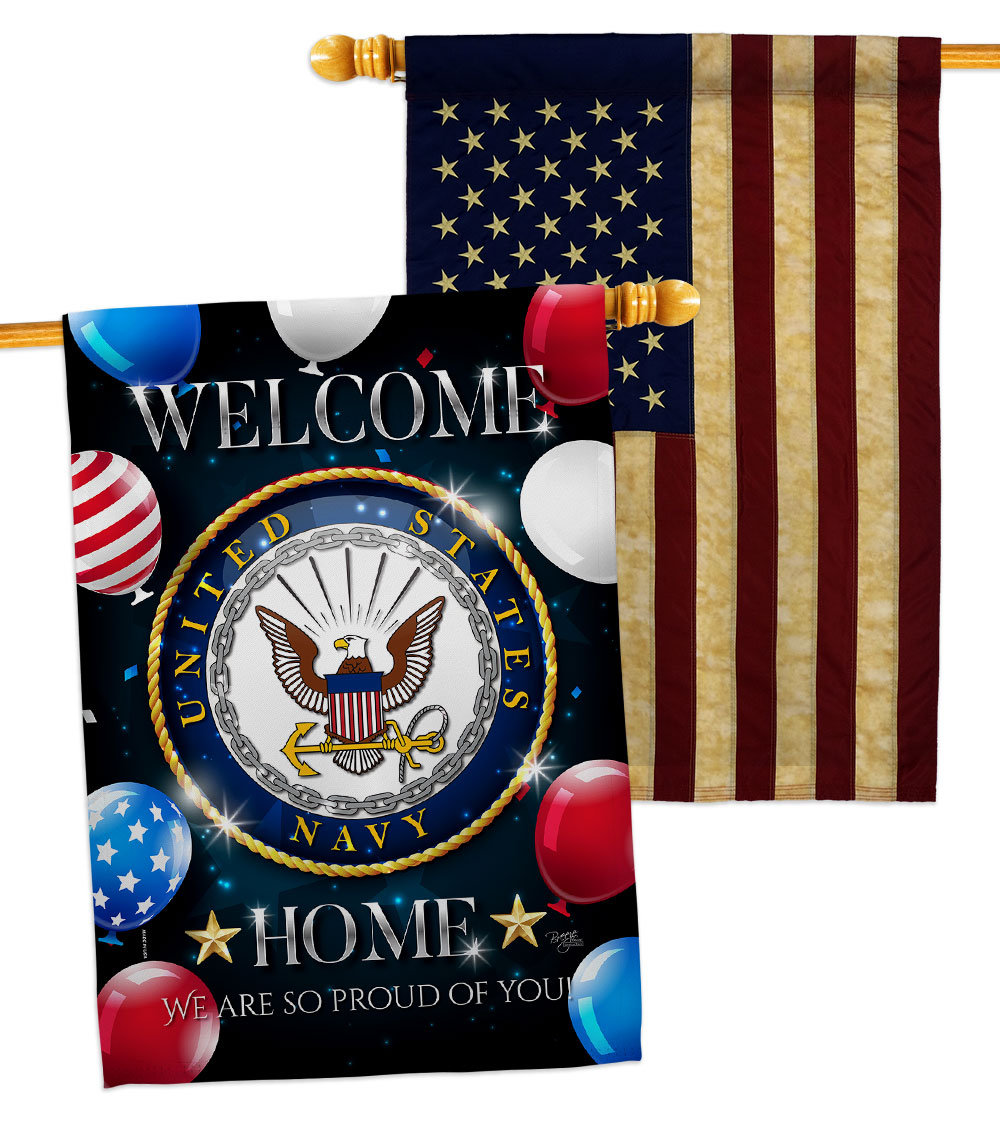 Breeze Decor 2-Sided Polyester 40 x 28 in. House Flag | Wayfair