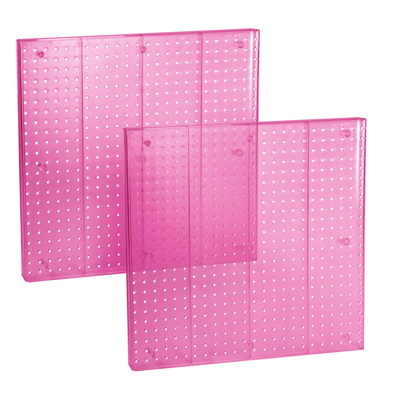 Azar Displays Pegboard Wall Panel Storage Solution, Size: 24"x 24", 2 ...