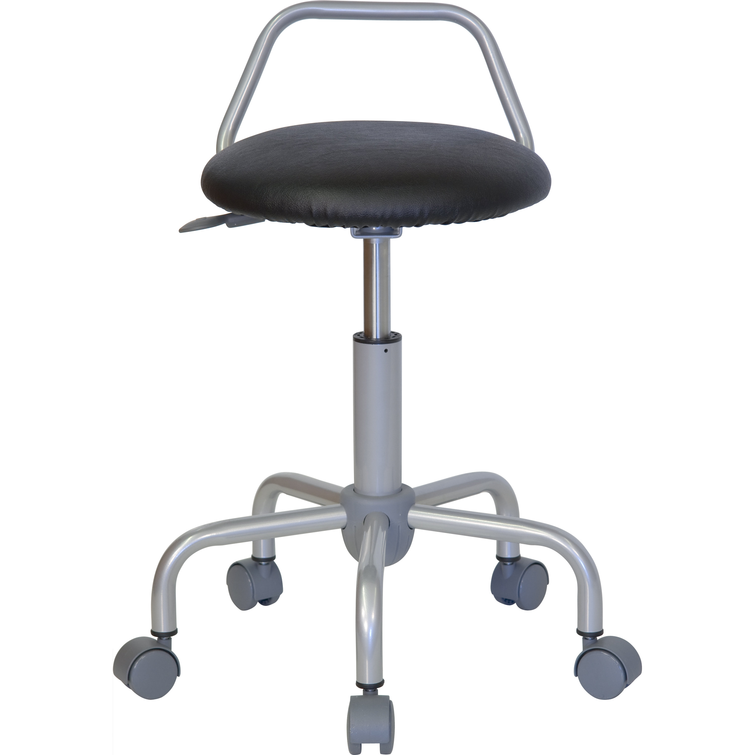 Inbox Zero Height Adjustable Stool with Raised Bar Backrest & Reviews ...