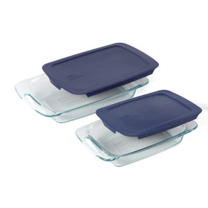 Pyrex Easy Grab 2 Piece Glass Bakeware Set & Reviews | Wayfair