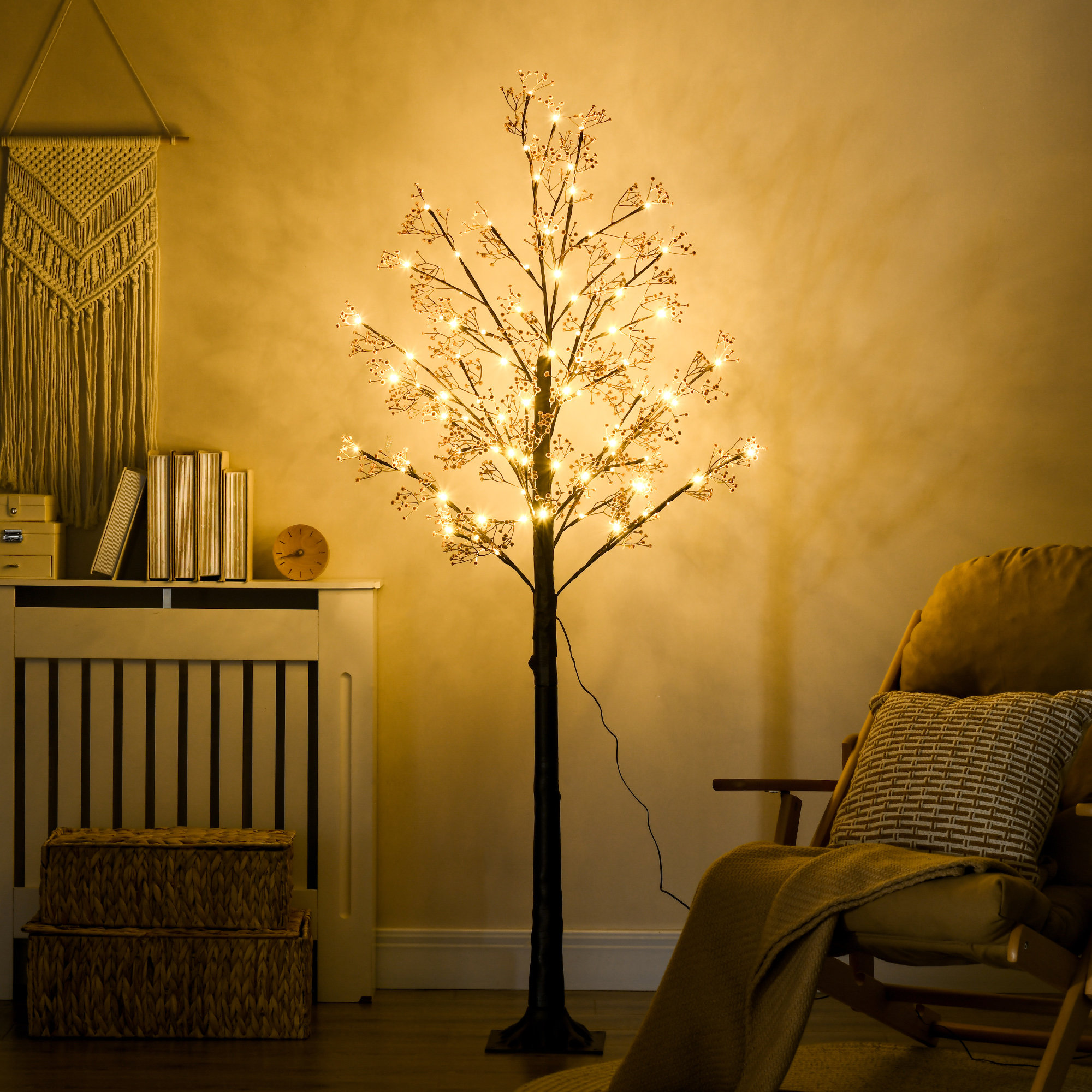The Seasonal Aisle Brown Lighted Trees & Branches & Reviews | Wayfair.co.uk