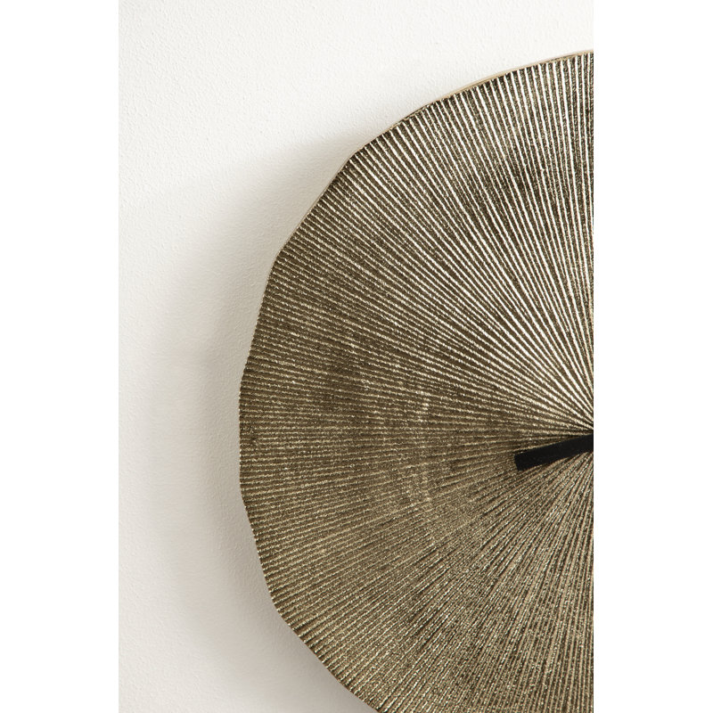 Mercer41 Round Sand Cast Aluminum Clock | Joss & Main