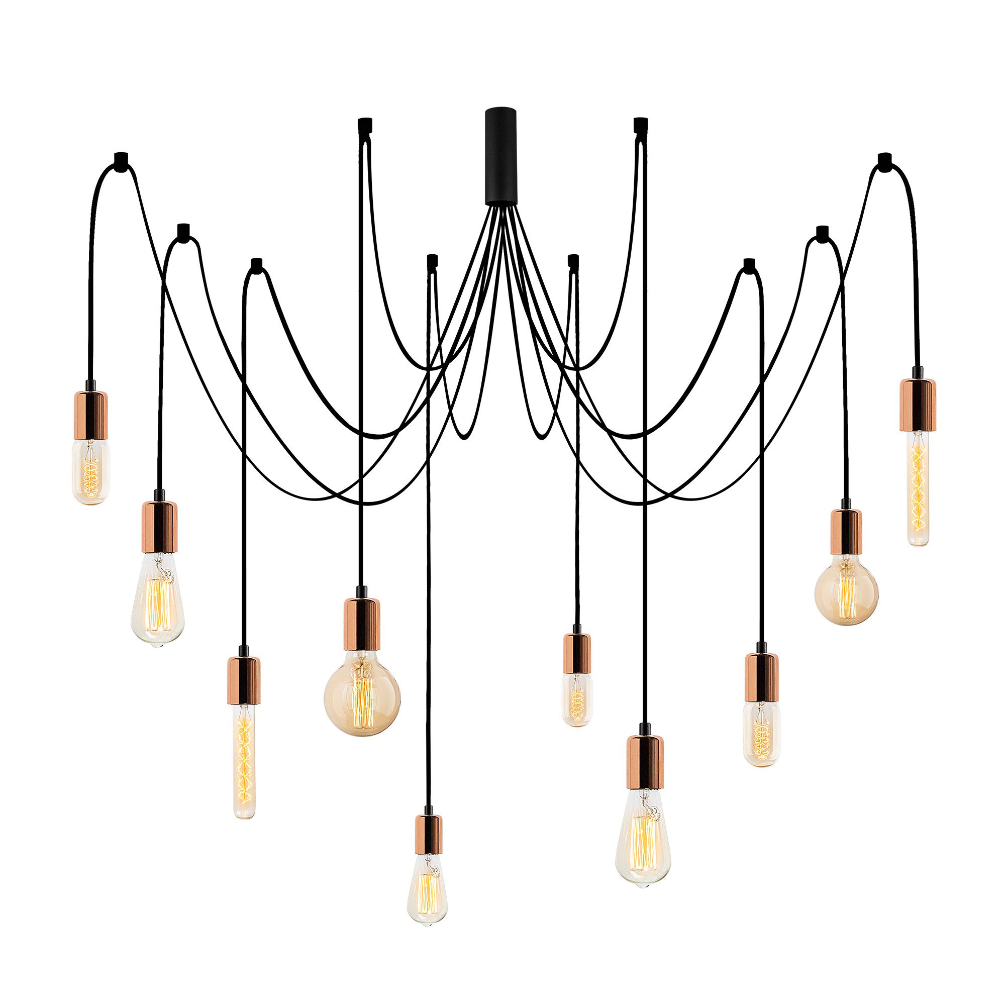 East Urban Home Faer 10 - Light Cluster Bulb Pendant | Wayfair