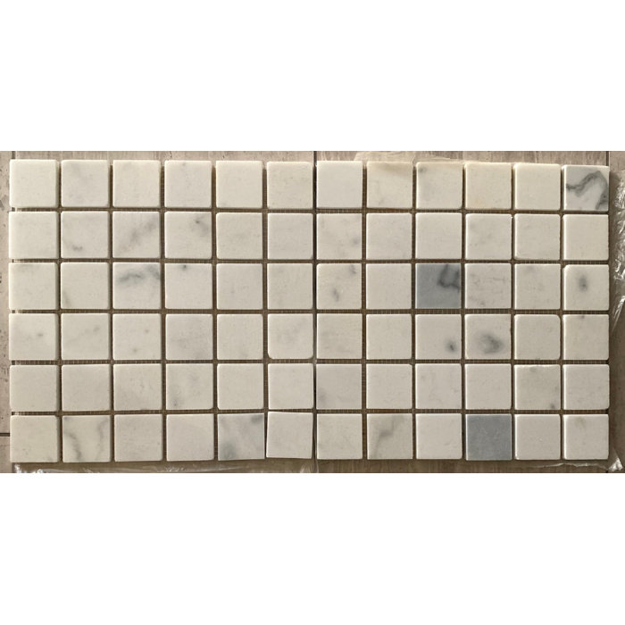 The Tile Square 2" x 2" Marble Mosaic Sheet Floor Tile | Wayfair