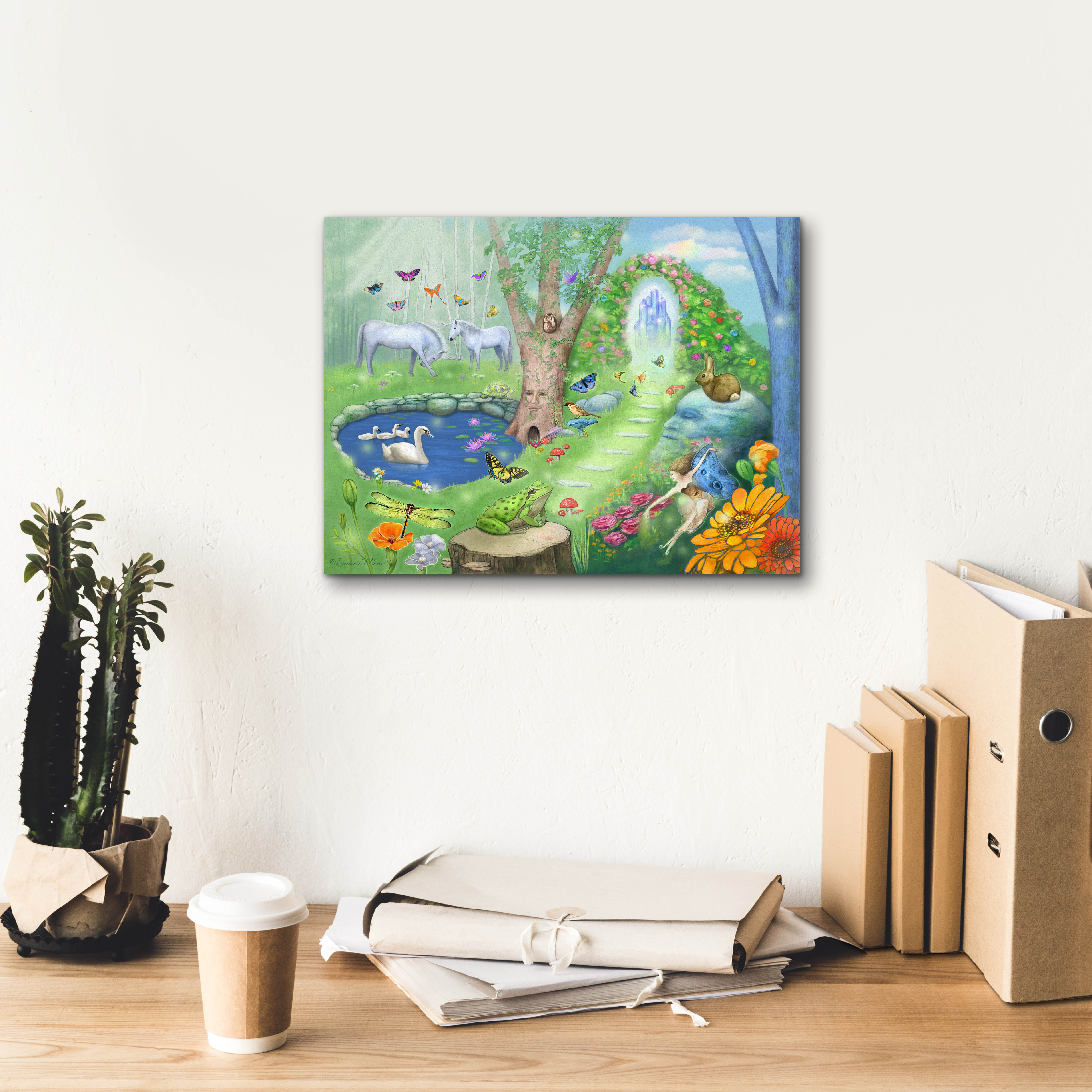 Union Rustic 'Fantasy Garden Harmony' by Art and a Little Magic Canvas ...