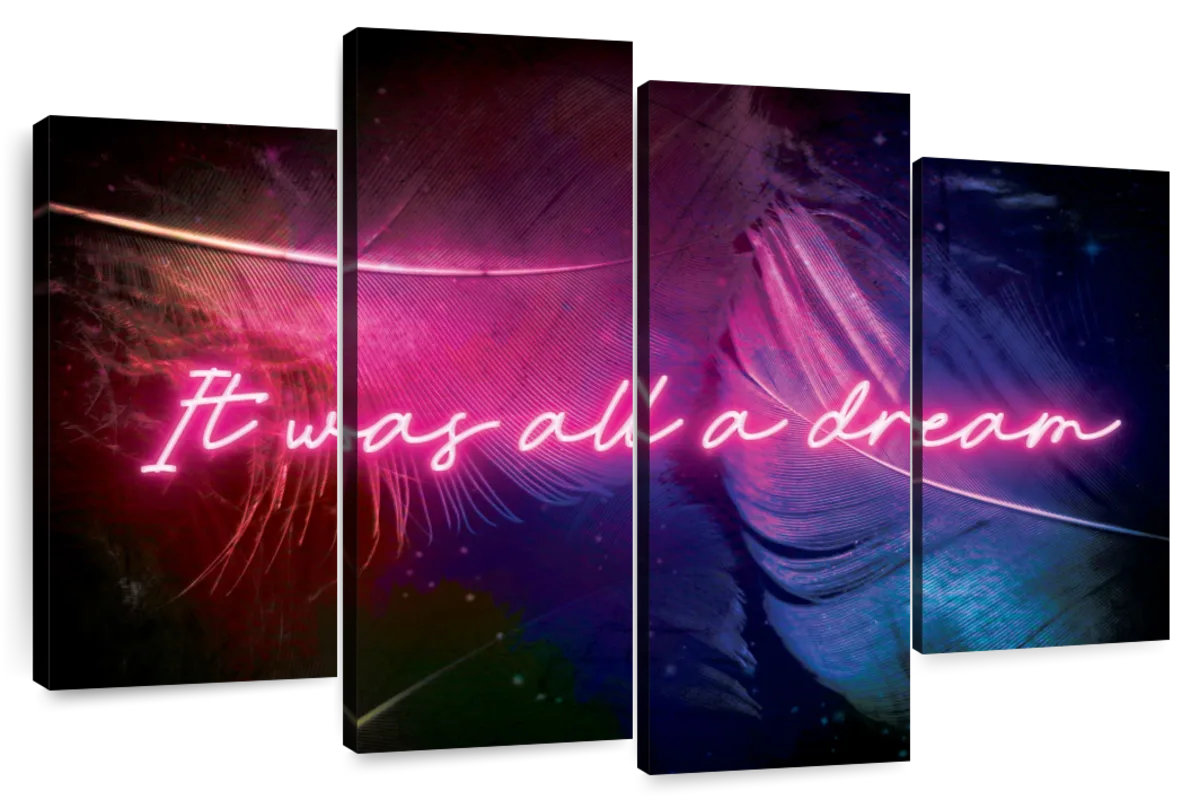 Ebern Designs Tergel It Was All A Dream Typography | Wayfair