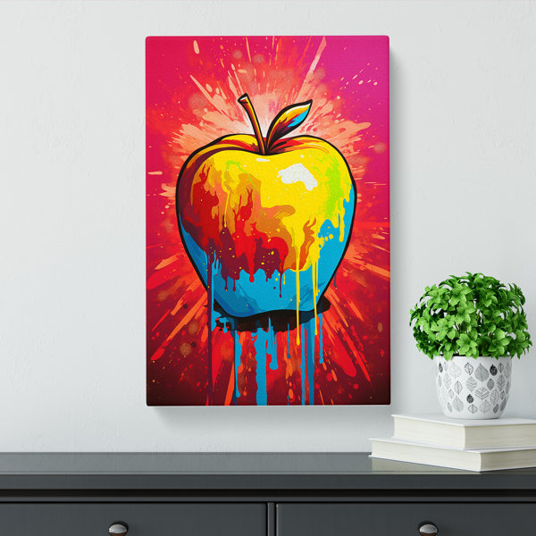 Marlow Home Co. Apple Pop - Art Prints | Wayfair.co.uk