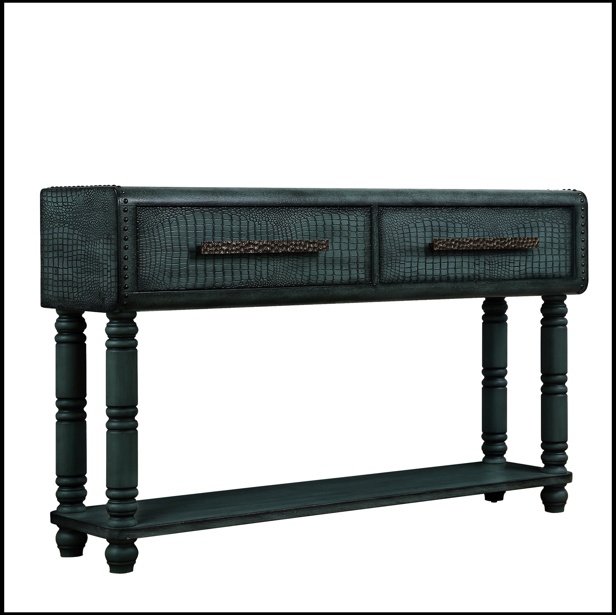 Alcott Hill® 54.02'' Console Table Light Luxury Retro Sofa Table with ...