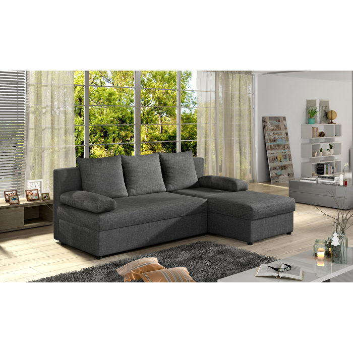 Ivy Bronx Akoya Reversible Corner Sofa Bed | Wayfair.co.uk
