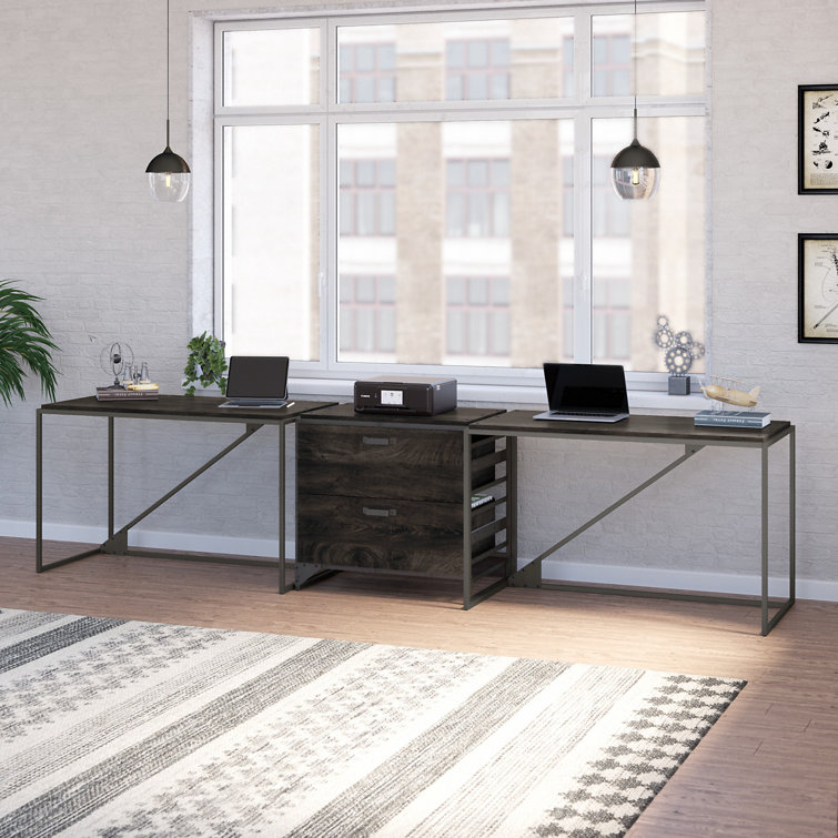 Laurel Foundry Modern Farmhouse Kourtney Metal Base Writing Desk ...