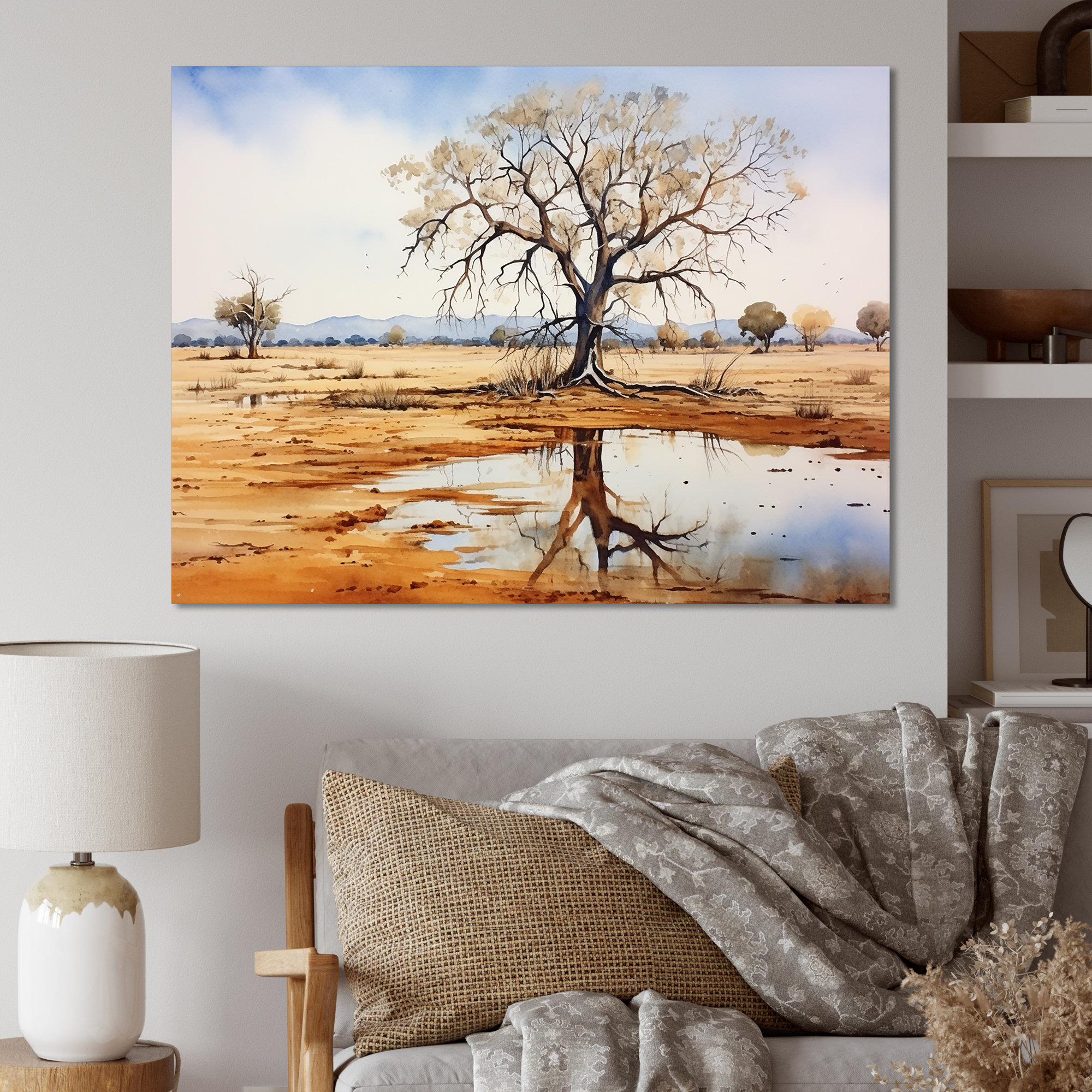 Red Barrel Studio Australian Outback Landscape V - Australia Wall Art ...