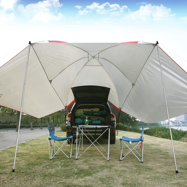 REDCAMP Waterproof Car Awning Sun Shelter, Portable Auto Canopy for ...