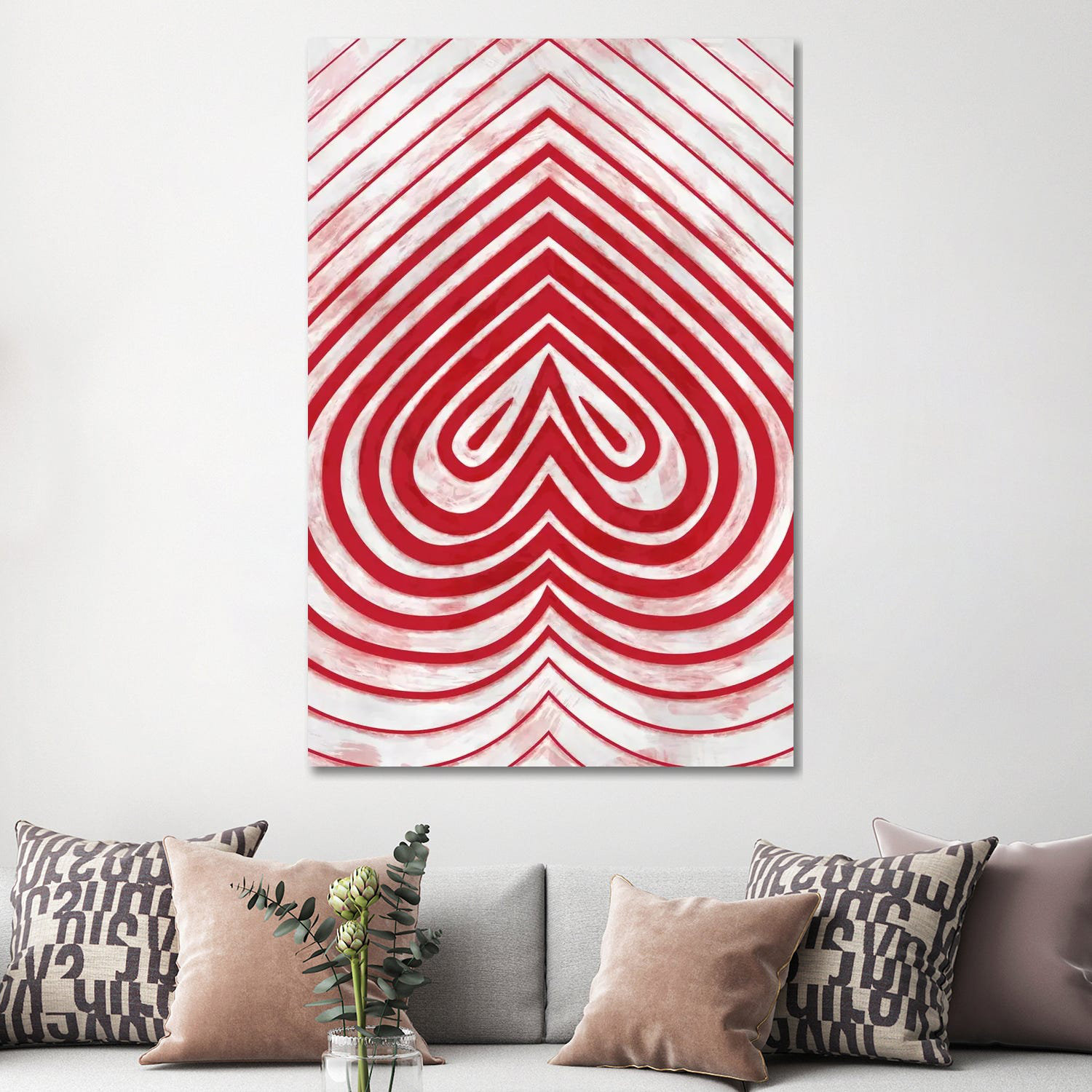 Ivy Bronx Modern Art - Red Spade | Wayfair.co.uk