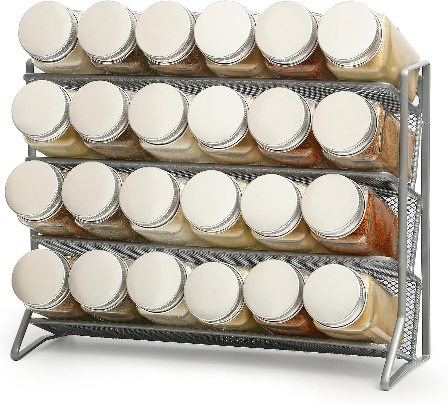 Latitude Run® 1PCS 4Tier Spice Rack For Counter Free Standing,Spice ...