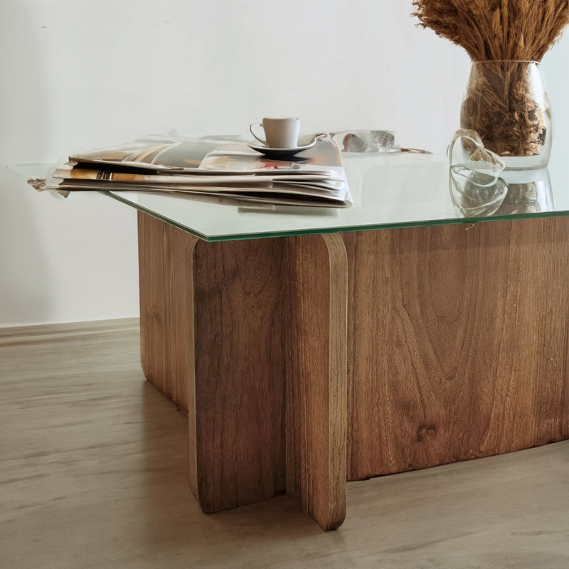 Latitude Run® Luton Frame Coffee Table with Storage | Wayfair