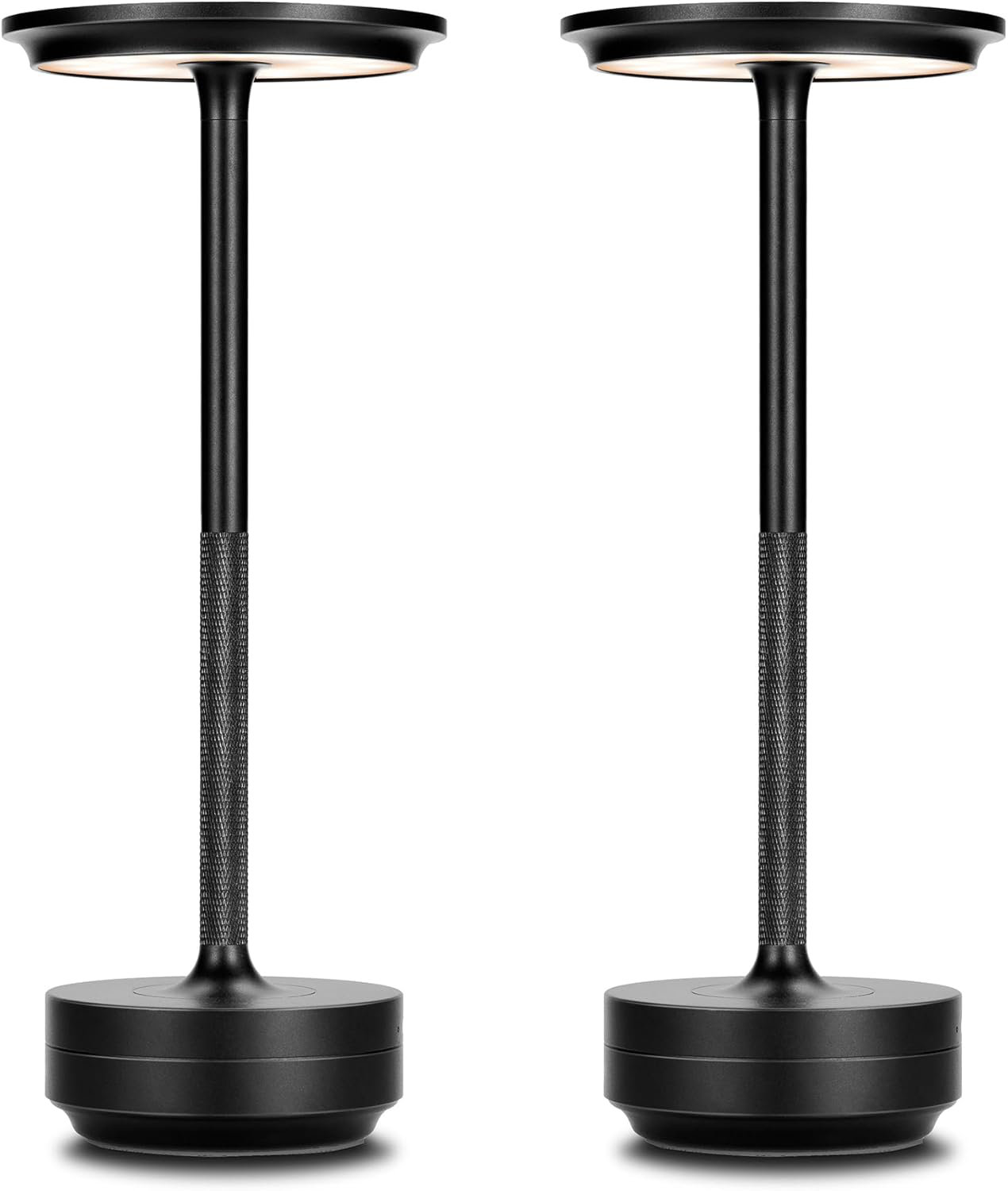 Orren Ellis 2 Pack LED Cordless Table Lamps,Rechargeabletable Lights ...