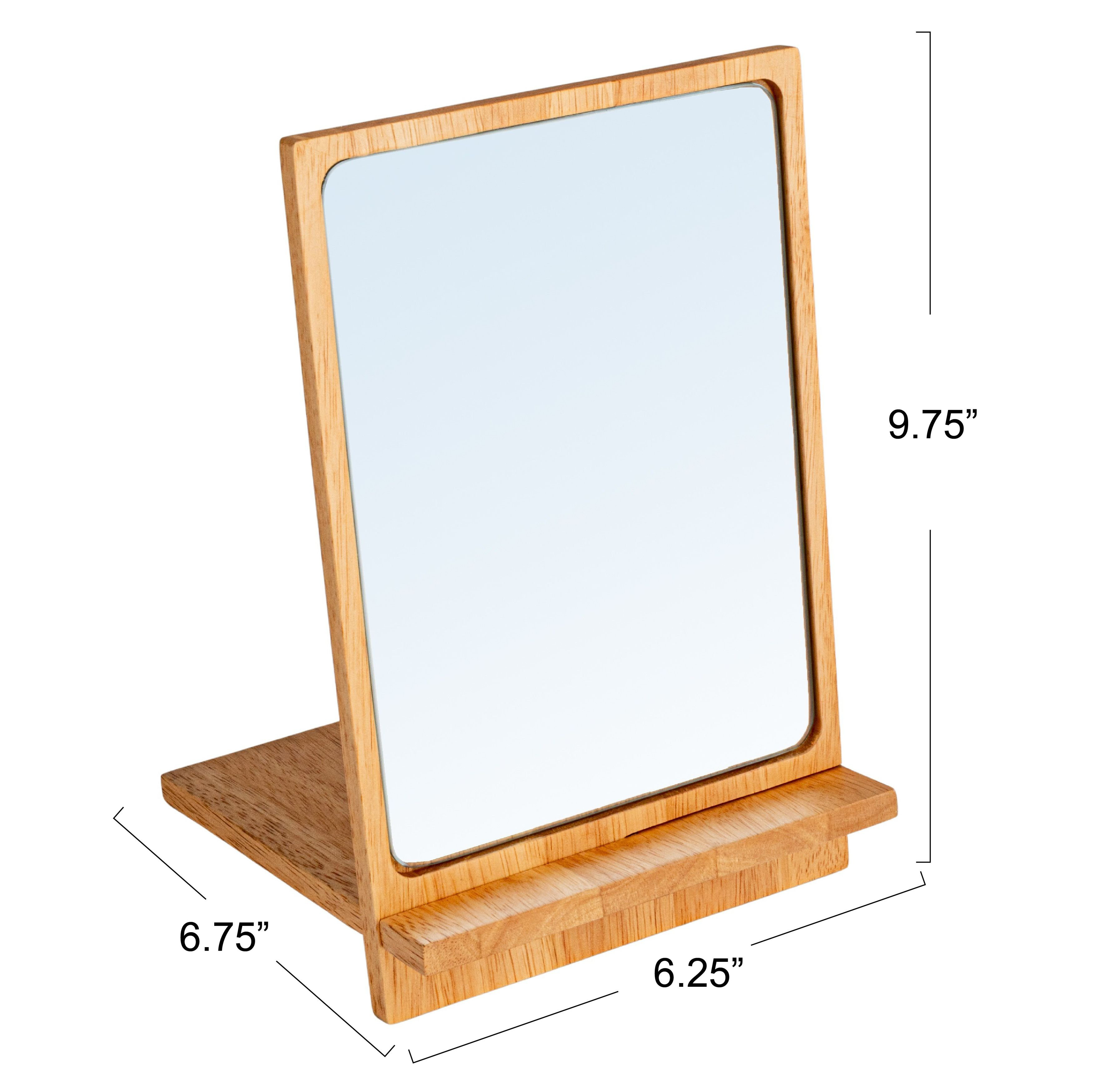 Union Rustic Rubberwood Reflections Desk Mirror | Wayfair