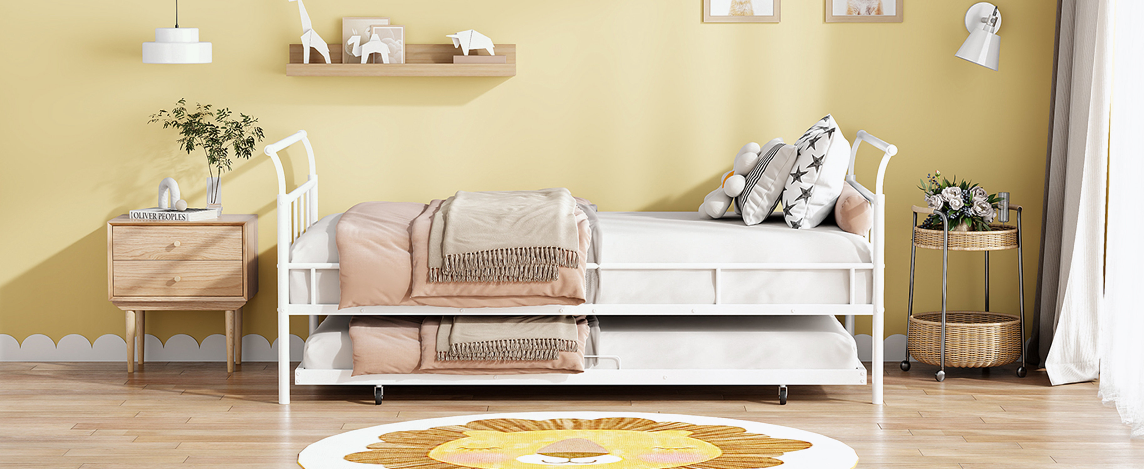 Ebern Designs Marchal Daybed with Trundle | Wayfair