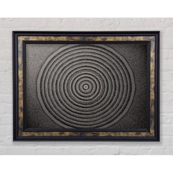 Ebern Designs Perfect Circular Sand Formation Zen - Single Picture ...