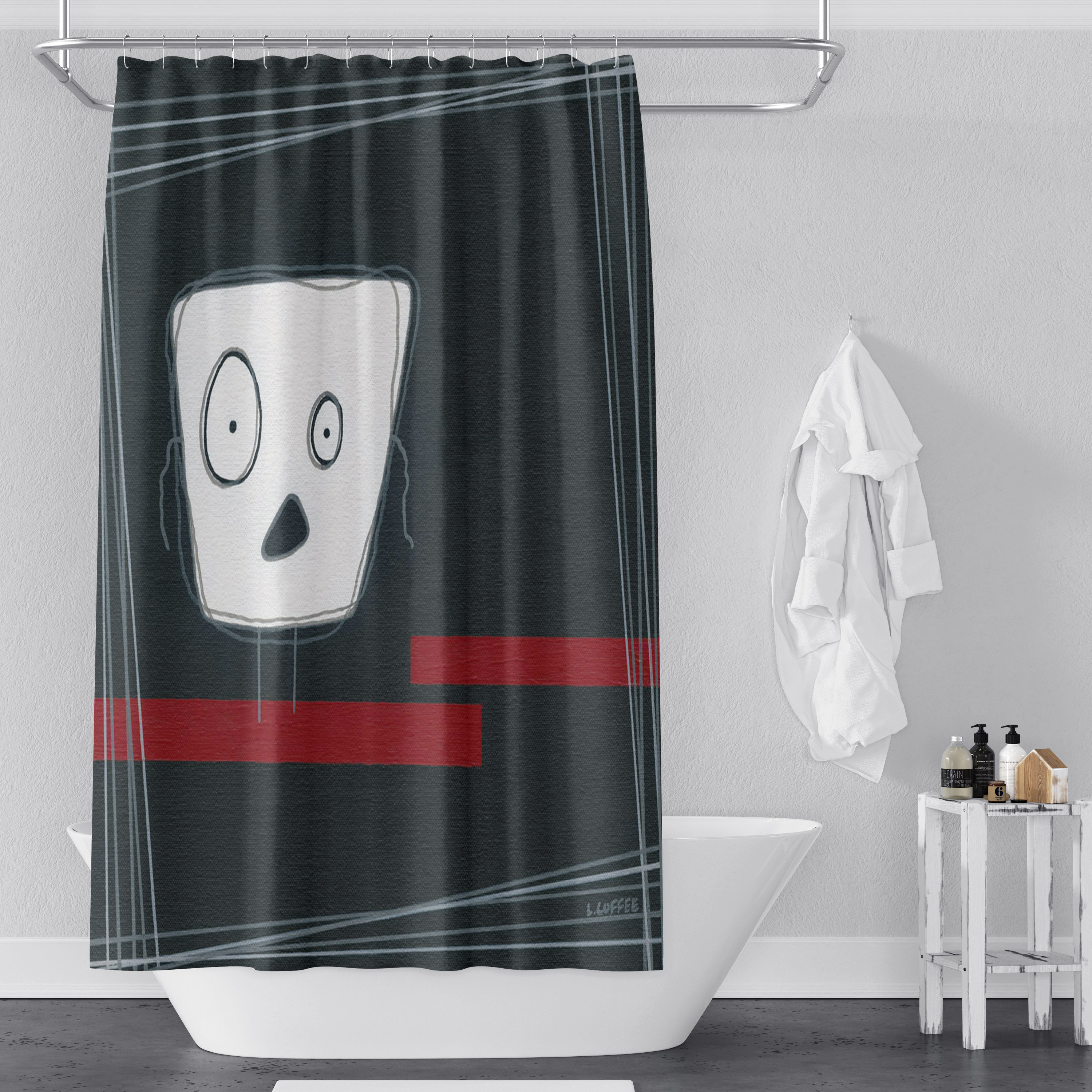 East Urban Home Shanisa Shower Curtain | Wayfair