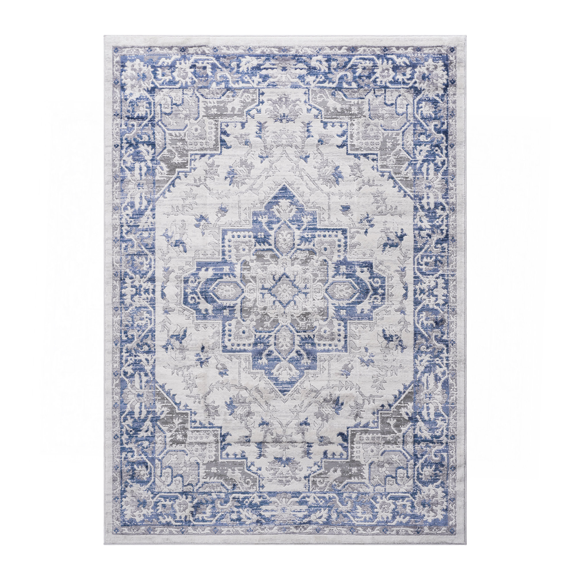 Union Rustic 8X10 Blue / Grey / Oriental Area Rug | Wayfair
