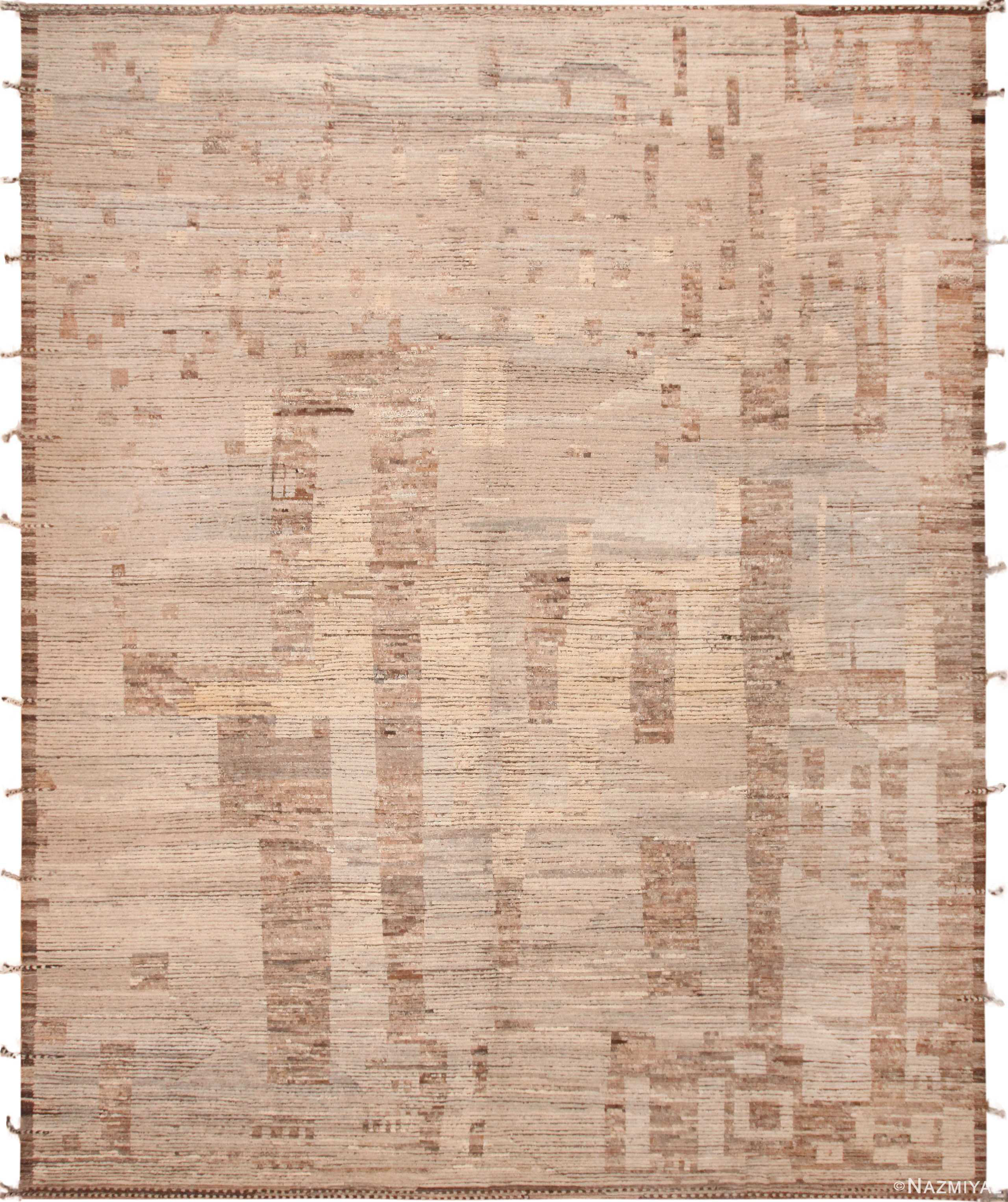 Nazmiyal Collection One-of-a-Kind Large Earthy Tones Trendy Modern Area ...