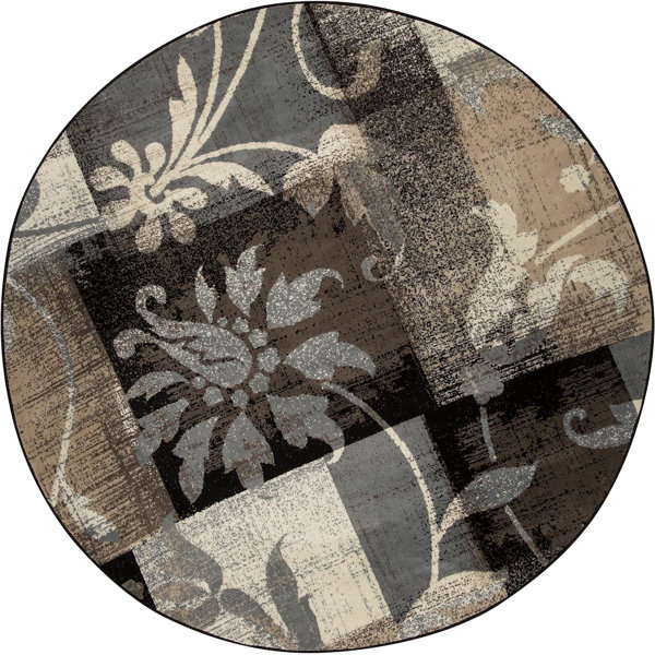 Winston Porter Kianny Pastiche Contemporary Floral Patchwork Indoor ...