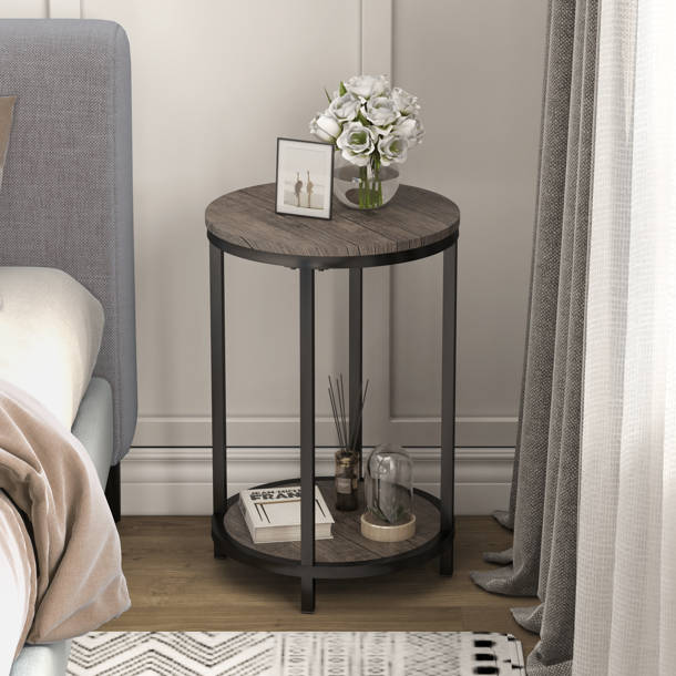 17 Stories Floor Shelf End Table with Storage & Reviews | Wayfair