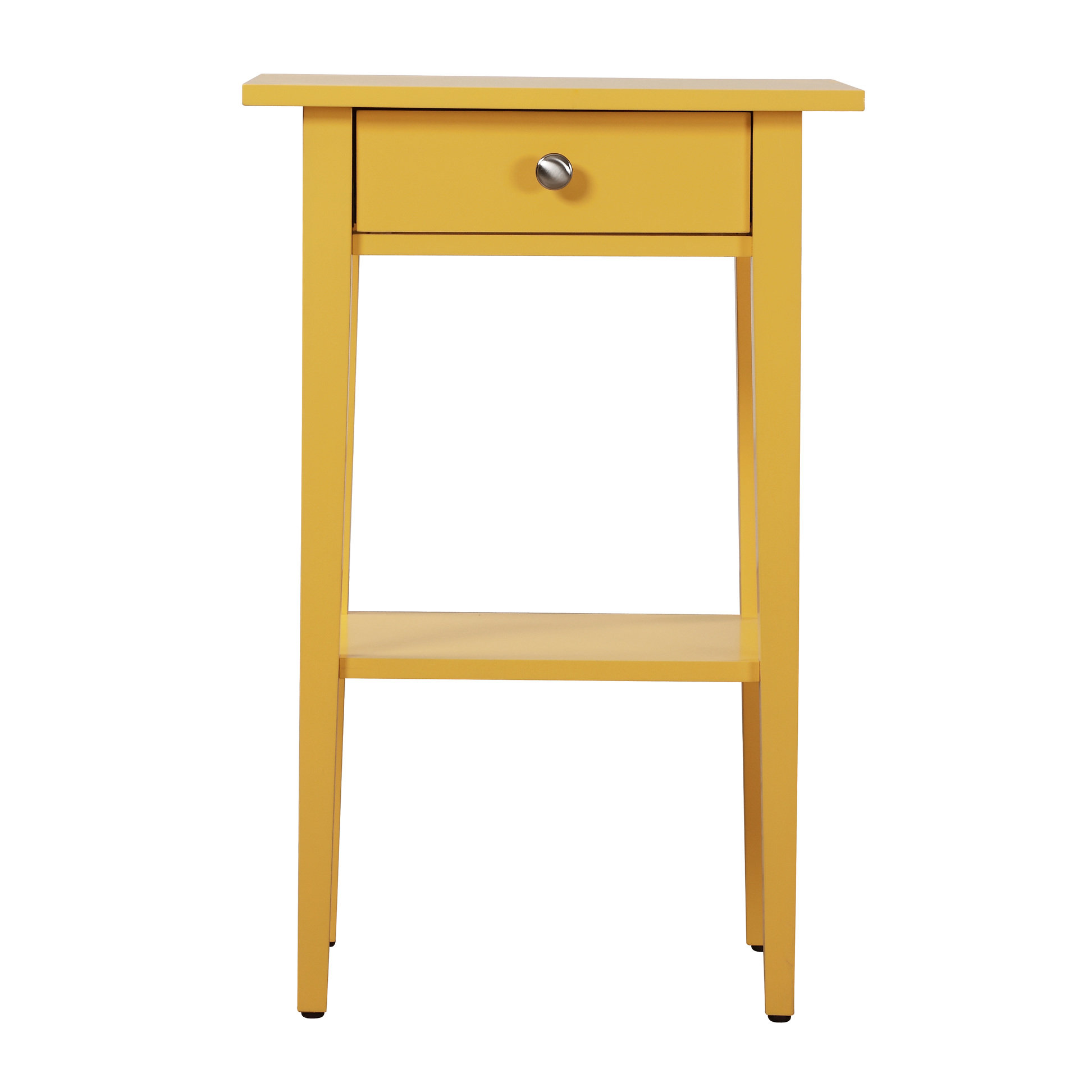 Mercer41 Bright Yellow Nightstand For Modern Life - , Organized With ...