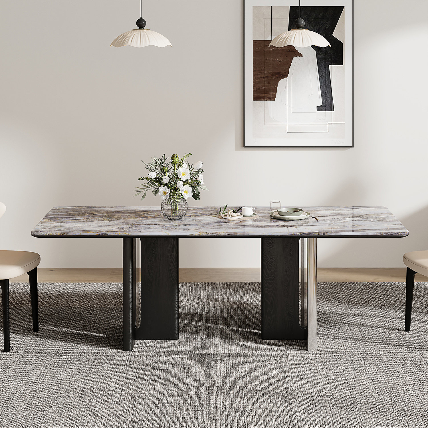 Orren Ellis Jahiel 39.4 L x 79 W Dining Table - Wayfair Canada