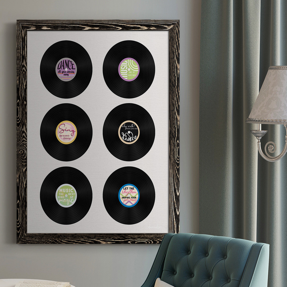 Wexford Home Vinyl Inspiration Framed On Canvas Print | Wayfair