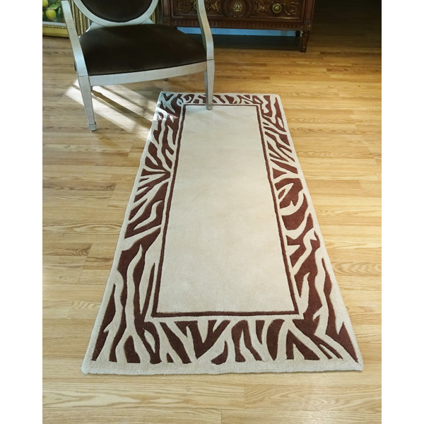 American Home Rug Co. Casual Contemporary Wool Solid Color Rug | Wayfair