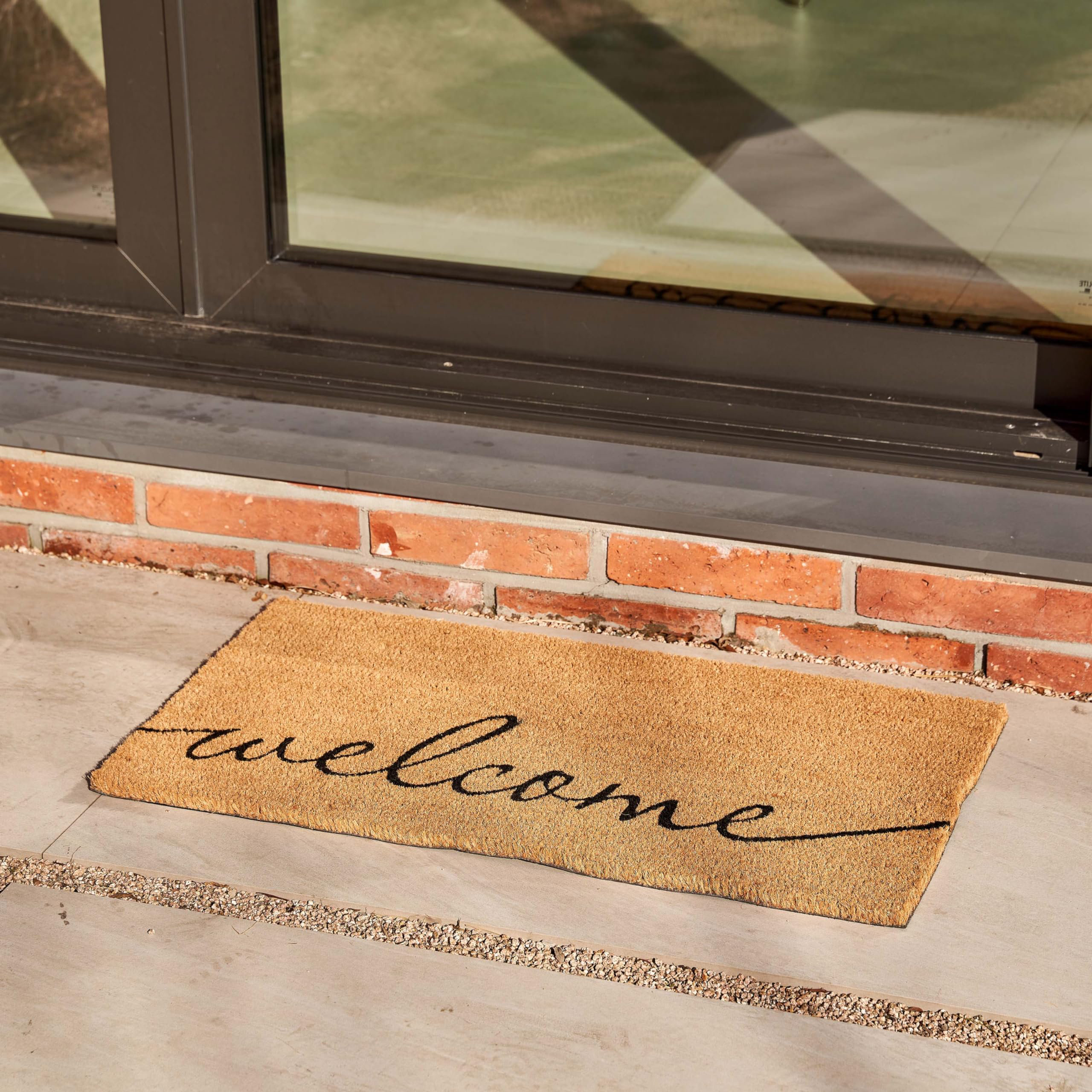Lark Manor™ Coconut Shell Doormat With Heavy Duty Backing, 17" X 30 ...