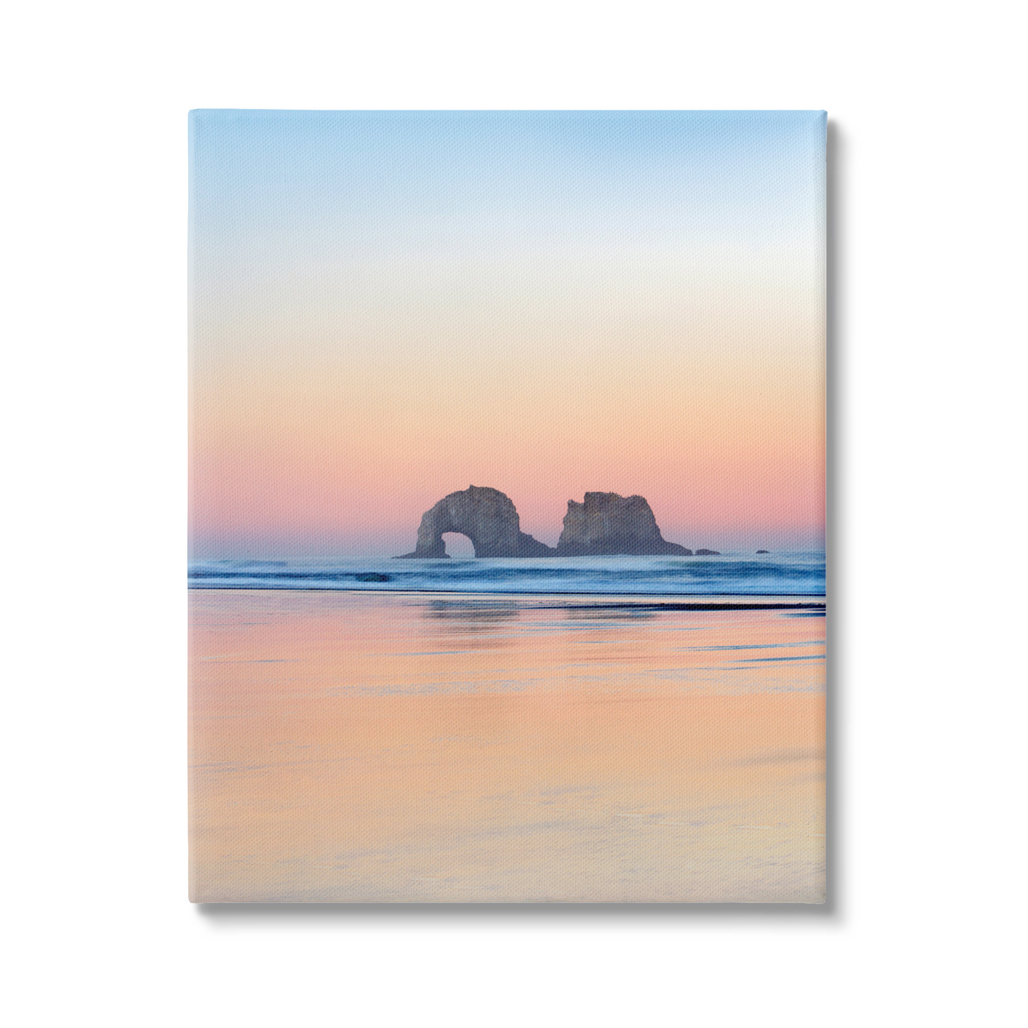 Stupell Industries Au-544-Canvas " Distant Ocean Cliffs Sunrise " by ...