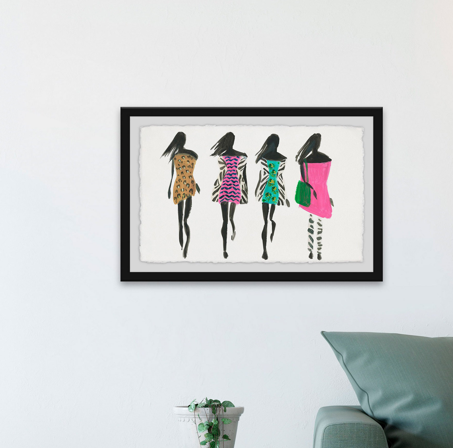 Mercer41 'Swanky Style' Framed Acrylic Painting Print - Wayfair Canada