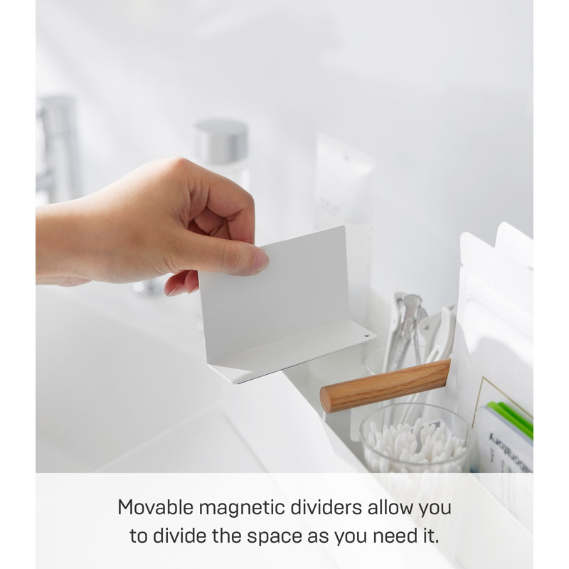 Yamazaki Home Slim Storage Box, Steel And Wood | Wayfair