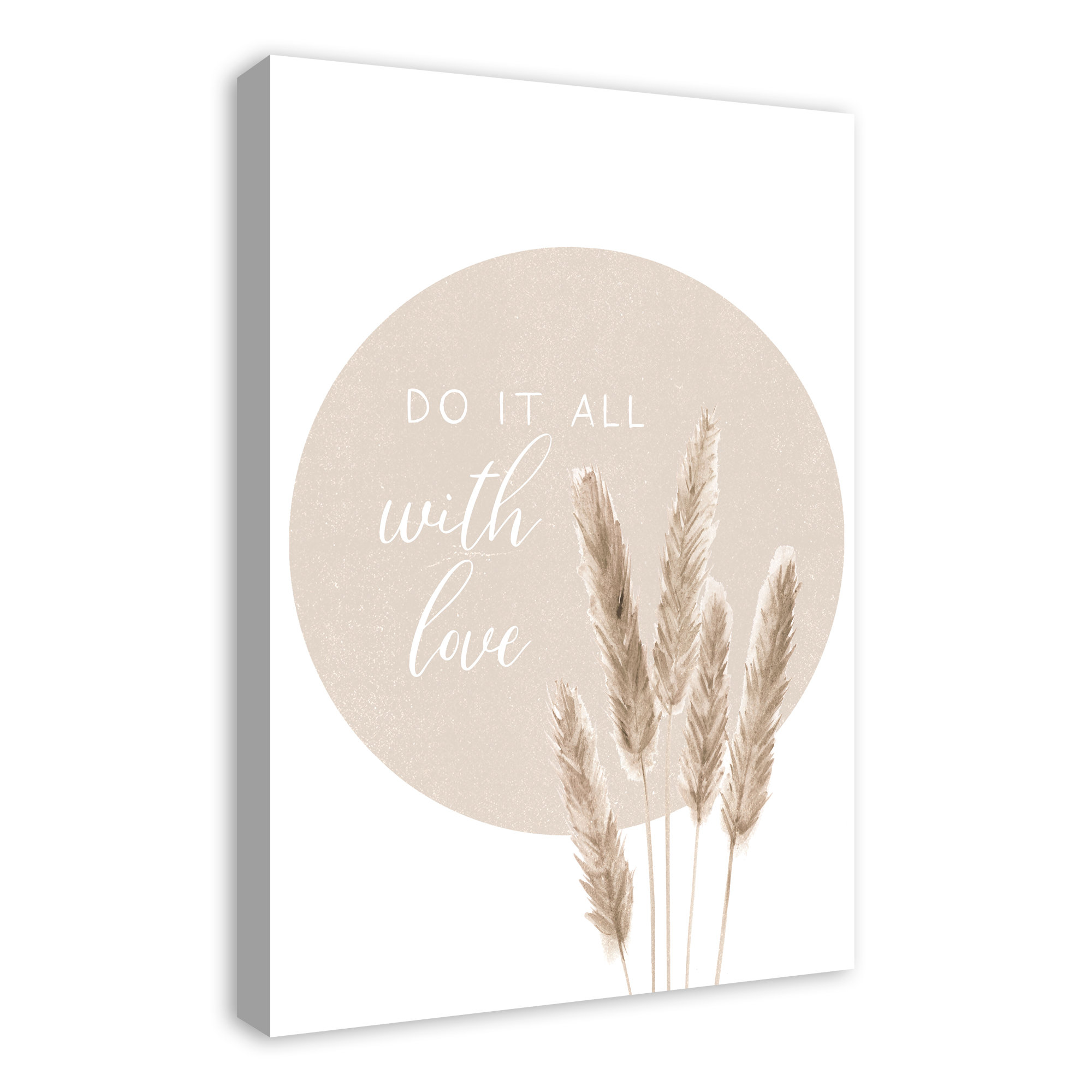 Trinx Do It All With Love On Canvas Print | Wayfair