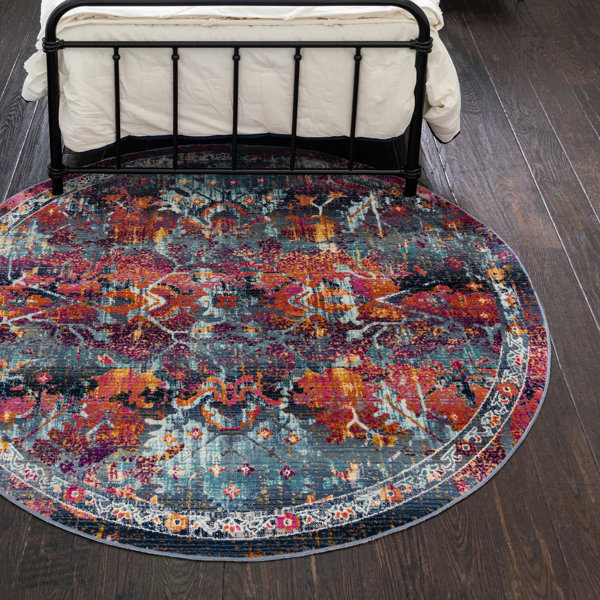 Bungalow Rose Floral Rug & Reviews - Wayfair Canada