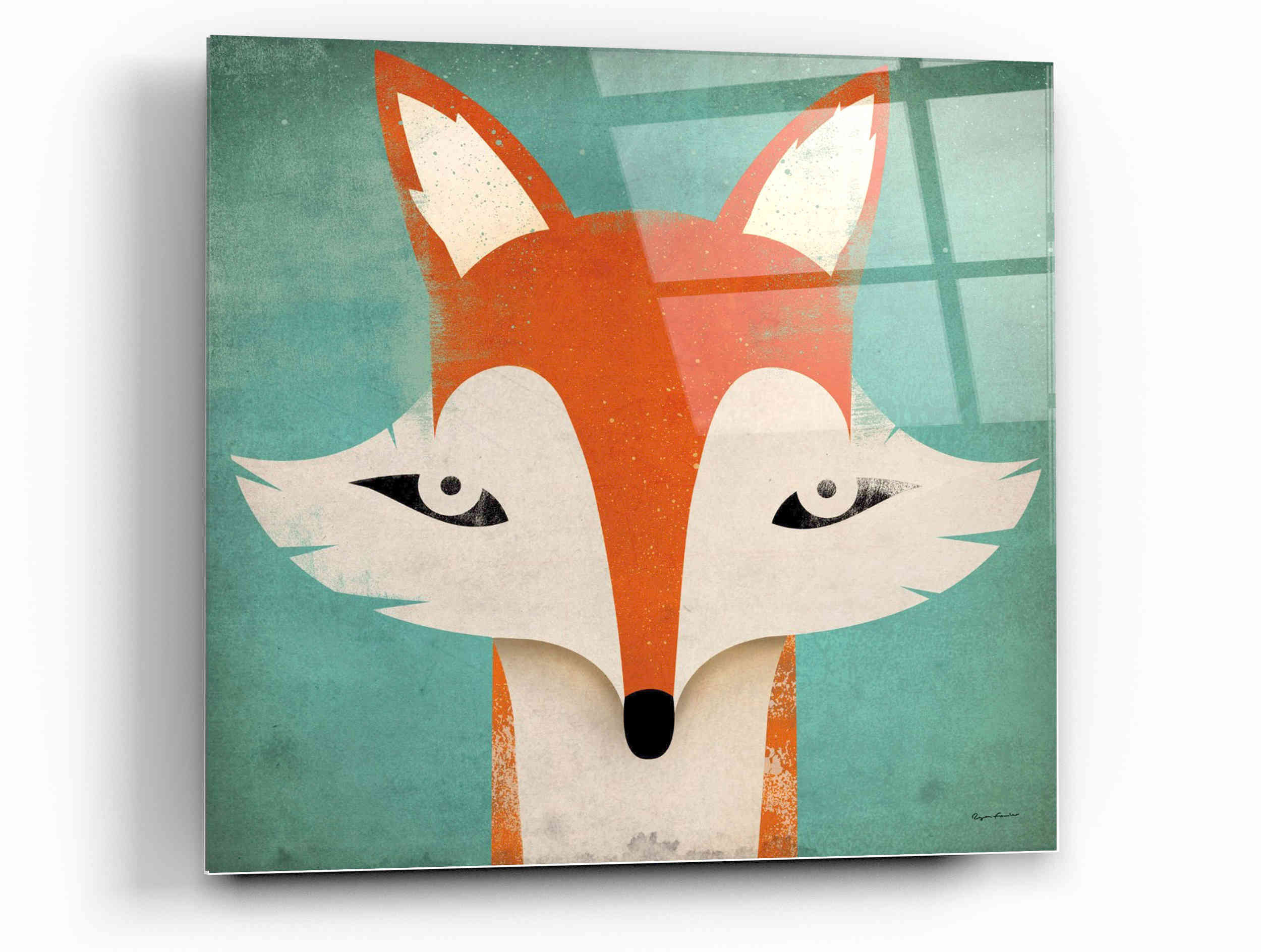Trinx 'Fox' By Ryan Fowler, Acrylic Glass Wall Art - Wayfair Canada