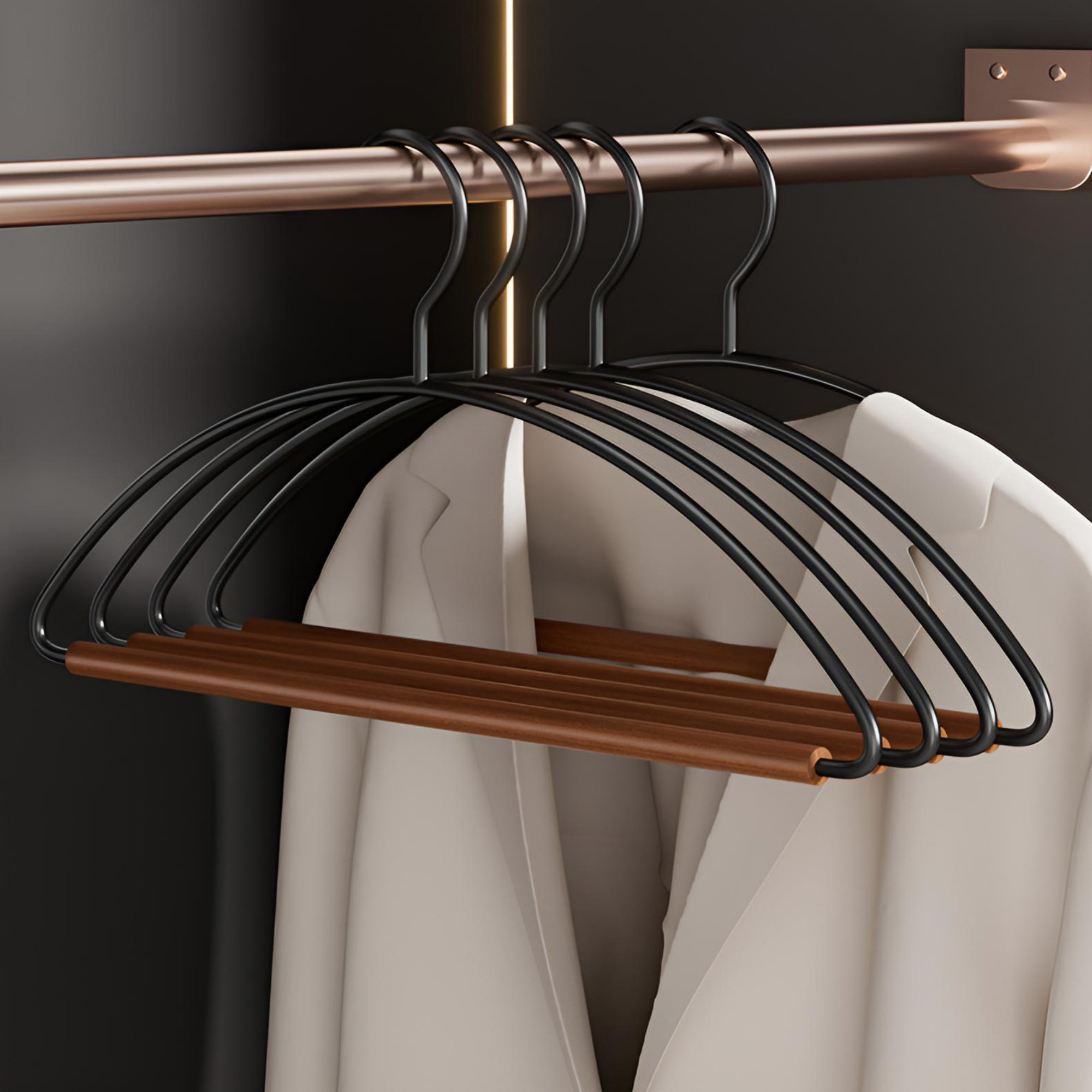 Corrigan Studio® Multi-Function Pant Hangers - No Crease Clamping ...