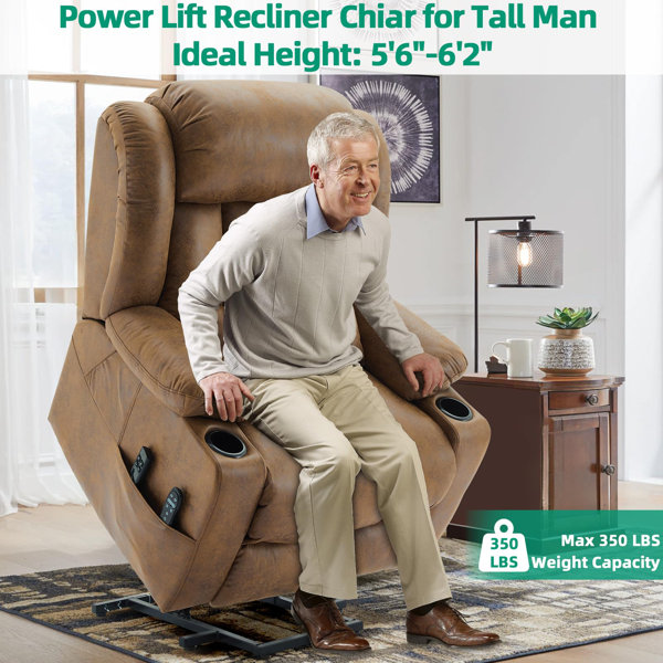 Latitude Run® Latitude Run Tall Man Large Dual Motor Power Lift ...