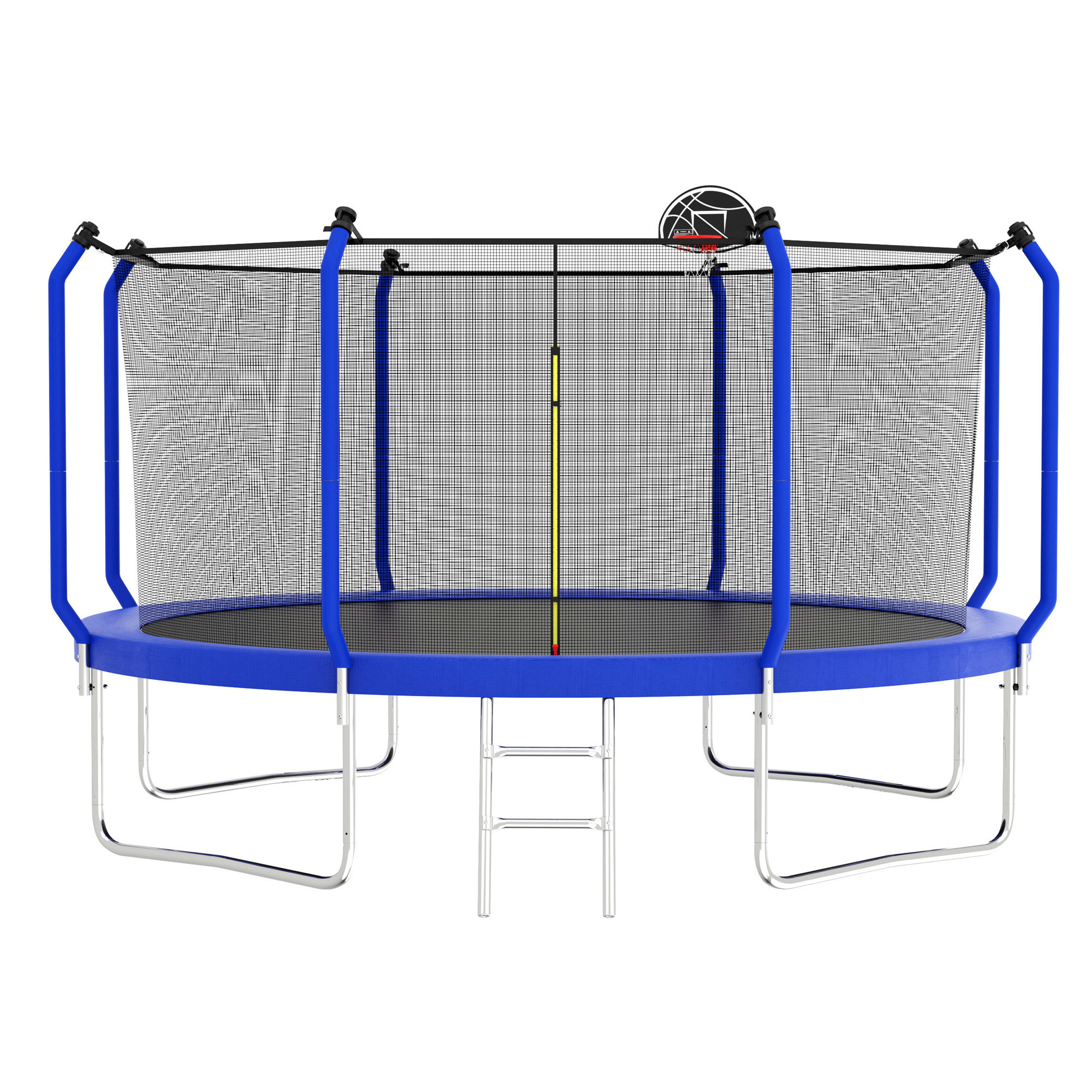 Creationstry 12' Round Backyard Trampoline with Safety Enclosure | Wayfair