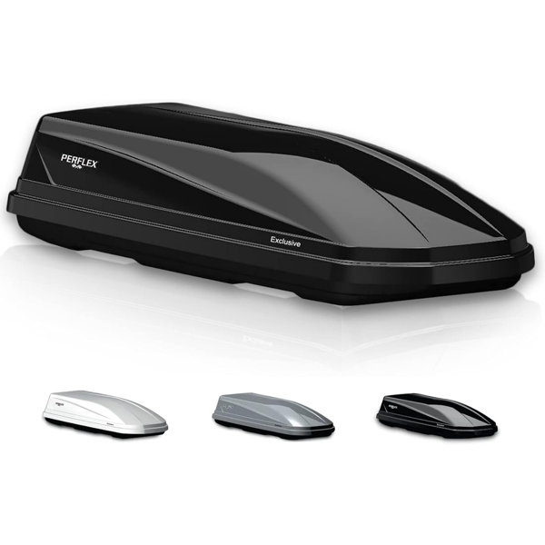 Perflex Exclusive Rooftop Cargo Box Large Storage Carrier Car Top Mount ...