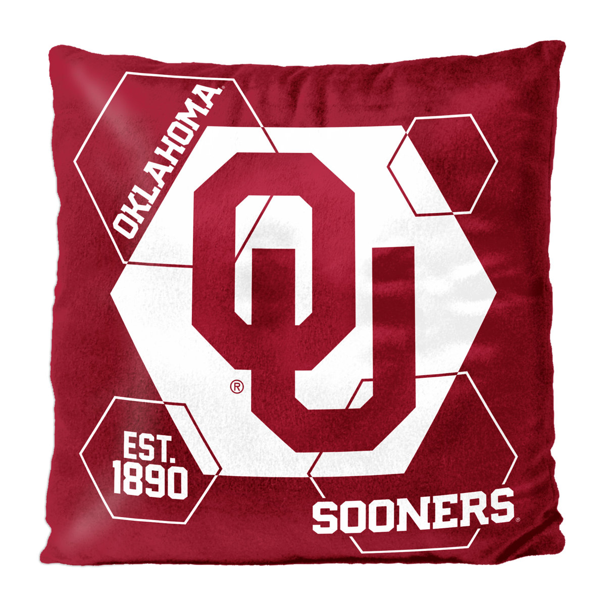 Northwest NCAA Oklahoma Connector Velvet Reverse Sports Pillow for Fans ...