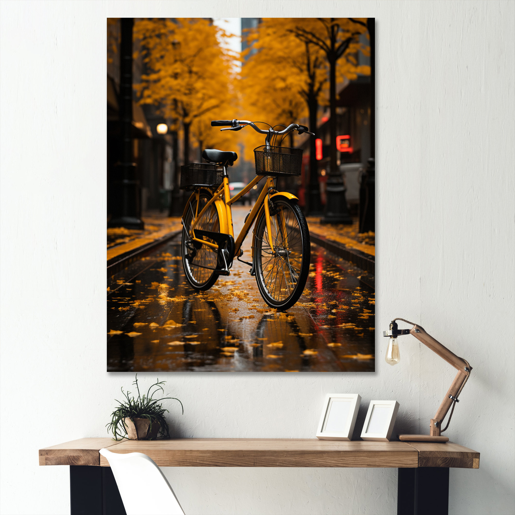 Red Barrel Studio Bicycle Urban Rhythm II - Bicycle Wall Art Living ...